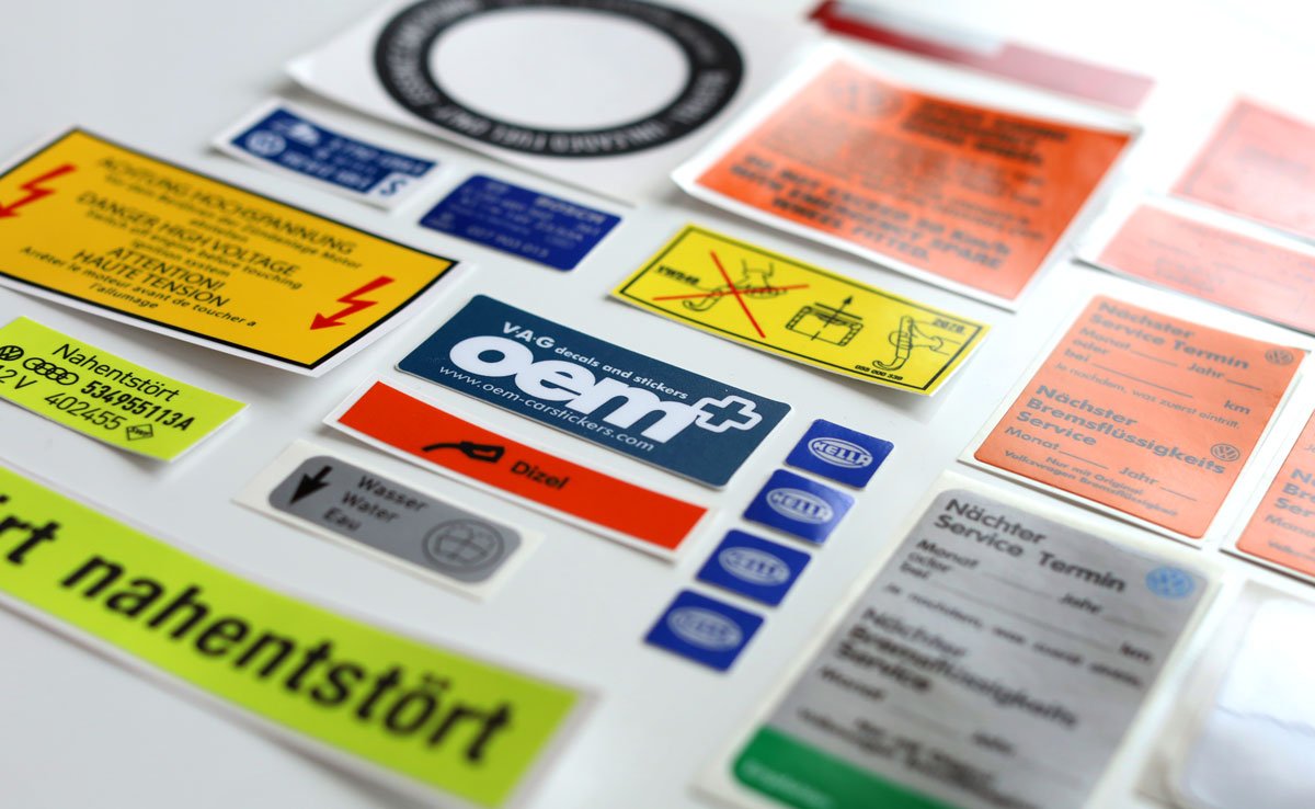OEM stickers for all your VAG resto-mod projects - Eurodubs